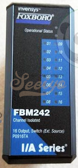 FOXBORO FBM242 RH916TA 16-Channel Discrete Output Interface Component ...
